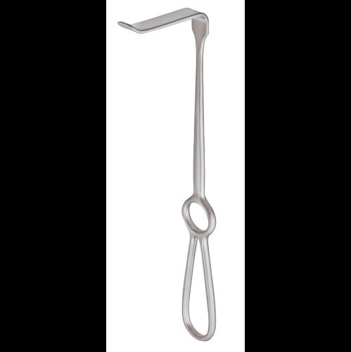 OBWEGESER SOFT TISSUE RETRACTOR, 22CM, 16X80MM, CURVED UP