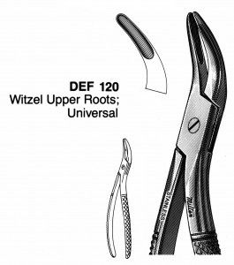 TOOTH EXTRACTION FORCEPS, WITZEL PATTERN