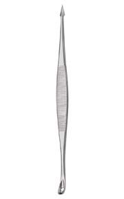 SAALFLED COMEDONE EXPRESSOR, DOUBLE ENDED, 10.5CM