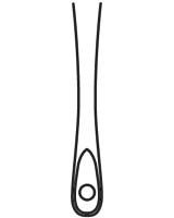 SAALFLED COMEDONE EXPRESSOR, DOUBLE ENDED, 10.5CM