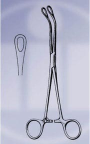 BLAKE GALL STONE FORCEPS, CURVED, 20CM