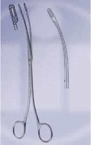 RANDALL KIDNEY STONE FORCEPS, STANDARD PATTERN, 1/4 CURVE, 23CM