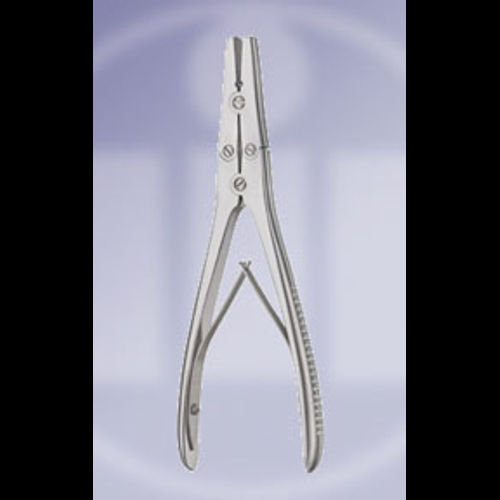 SEIZING AND EXTRACTING FORCEPS FOR BONE WIRES, 18CM, NARROW, 5MM