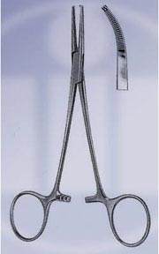 PROVIDENCE HOSPITAL ARTERY FORCEPS, 14CM, 1X2 TEETH, CURVED