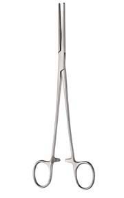 ROBERTS HEMOSTATIC FORCEPS, 22CM, CURVED