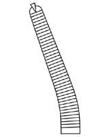 PHANEUF ARTERY FORCEPS, 21CM, ANGLED ON FLAT