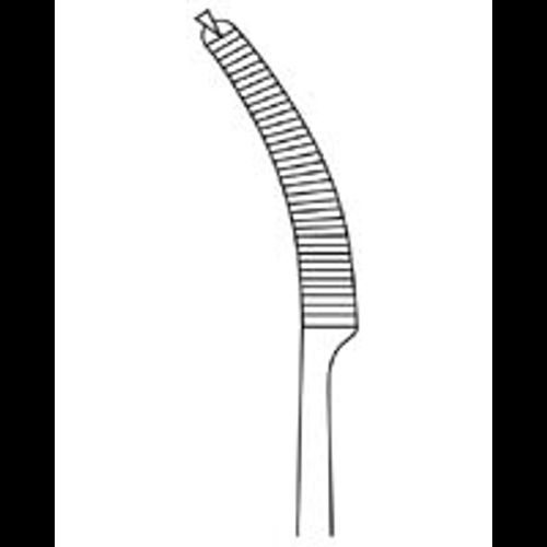 MIKULICZ PERITONEAL FORCEPS, 20CM, FULL CURVED