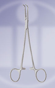 MIXTER RIGHT ANGLE CLAMP FORCEPS, 19CM