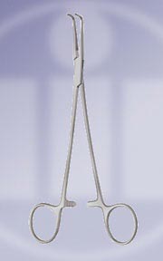 MIXTER RIGHT ANGLE CLAMP FORCEPS, 22CM