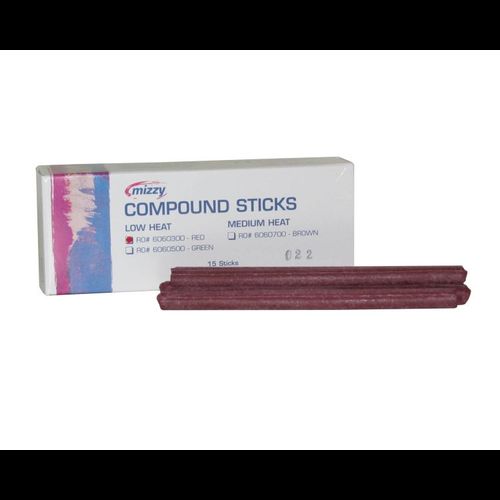 MIZZY COMPOUND STICKS, GREEN 15 STICKS