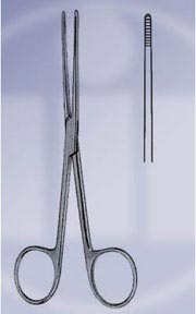 LISTER SINUS DRESSING FORCEPS, 18CM, STRAIGHT