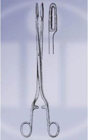 SIMS MAIER SPONGE FORCEPS, 28CM, STRAIGHT