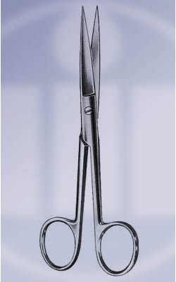 SURGICAL OPERATING SCISSORS, 15CM, STRAIGHT