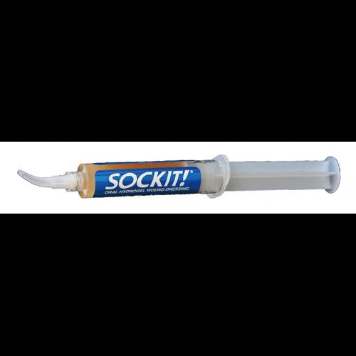 SOCKIT GEL, ORAL HYDROGEL POST TREATMENT WOUND DRESSING