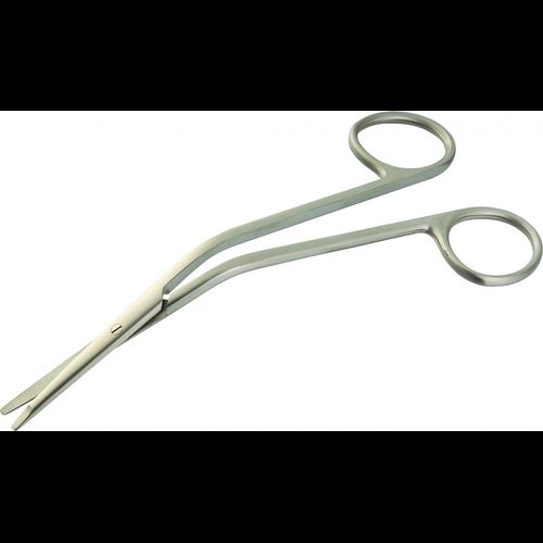 FOMON SABER BACK DORSAL SCISSORS, 5 3/4" (14.5 CM), 45 DEGREE ANGLED ...