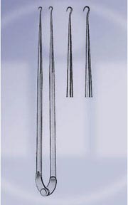 HUMBY SWIVEL SKIN HOOK, 11.5CM, 2 PRONGS