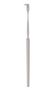 TRACHEAL RETRACTOR, 16CM, 2 PRONG, SHARP, NARROW