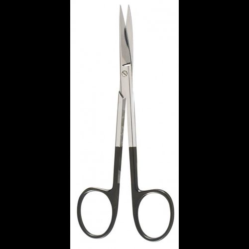 PLASTIC SURGERY SCISSORS, SUPERCUT, 4 3/4", CURVED, SHARP TIPS