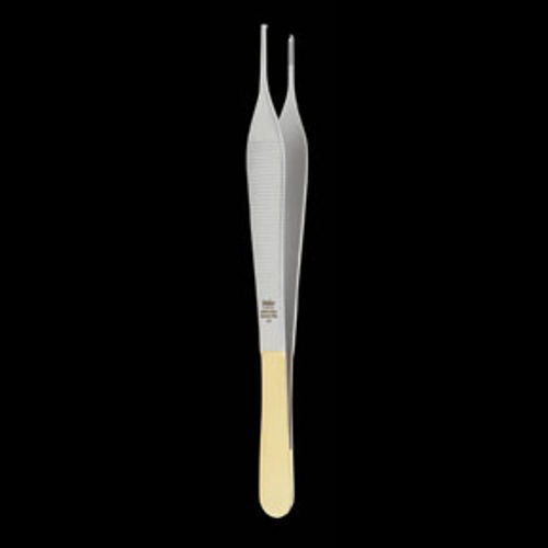 HUDSON EWALD TISSUE AND SUTURE FORCEPS, TC, 15.2CM, 1 X 2 TEETH, CROSS ...