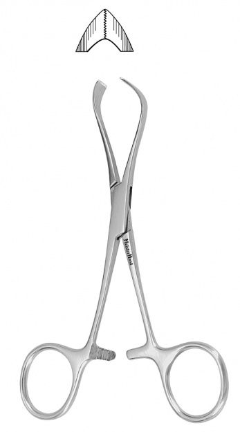 MEISTERHAND LORNA NON PERFORATING TOWEL CLAMP, 5 1/4"