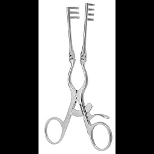 MEISTERHAND BECKMAN WEITLANER RETRACTOR, 5 1/2", BLUNT, 3 X 4 TEETH ...