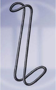 COLLIN HARTMANN RETRACTOR, 16CM, DOUBLE ENDED, S SHAPED