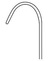 ROUX RETRACTORS, DOUBLE ENDED, SET OF #1, #2, AND #3