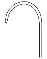 ROUX RETRACTORS, DOUBLE ENDED, SET OF #1, #2, AND #3