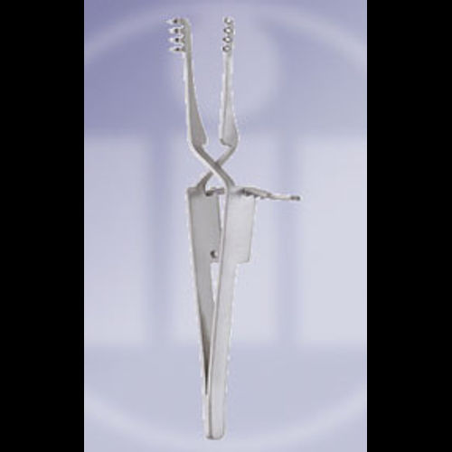 SURGICAL TOOLS SKIN RETRACTOR, 10CM, CROSS ACTION, 4X4 SHARP PRONGS