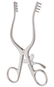 MOLLISON RETRACTOR, 15CM, SHARP PRONGS