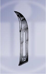 SCALPEL BLADES #12
