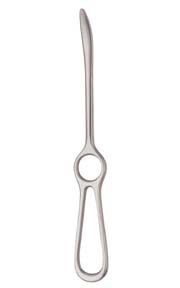 LANGENBECK BONE ELEVATOR, 23CM, 10MM, BLUNT, STRONG CURVE