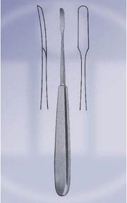 JOSEPH PERIOSTEAL ELEVATOR, 16.5CM, 4MM, SHARP, LIGHT CURVE