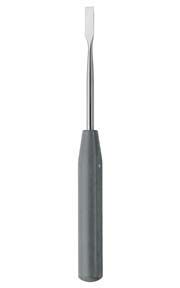 RASPATORY, 18.5CM, 6MM, SHARP, CURVED, CHISEL EDGE