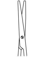 SUPERCUT PLUS FOMON T.C. DORSAL SCISSORS, 13CM, ANGULAR