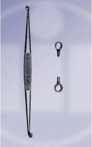 MARTINI DOUBLE ENDED BONE CURETTE, 14CM, 4 PLUS 5MM