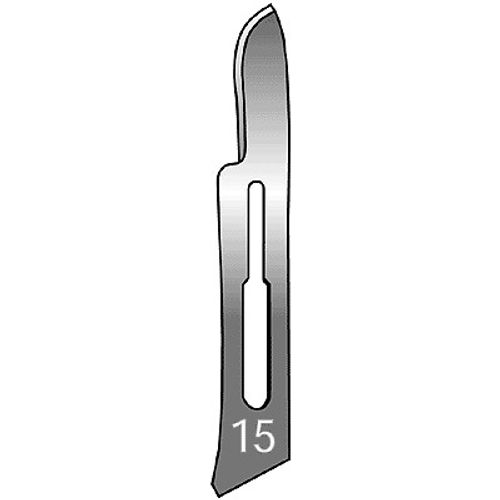 #15 Disposable Stainless Steel Surgical Blades, Sterile