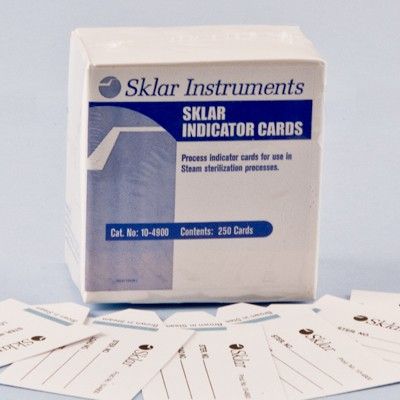 PROCESS INDICATOR CARDS, WHITE