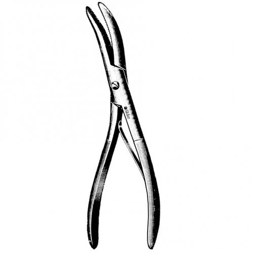 Wolff Plaster Cast Breaker, Curved, Serrated, 7"