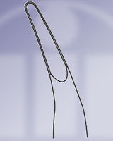 SMITH PETERSEN RONGEUR, 23CM, CURVED, 3MM WIDE