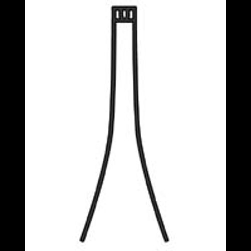 HUDSON EWALD TISSUE FORCEPS, 12CM, 1X2 TEETH