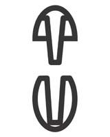 HUDSON EWALD TISSUE FORCEPS, 12CM, 1X2 TEETH