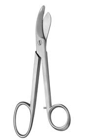 BRUNS PLASTER SHEARS, 24CM, 1 SERRATED BLADE