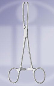 ALLIS ATRAUMATIC TISSUE FORCEPS, 20CM, NARROW JAWS