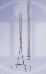 MAYO ROBSON GASTRO INTESTINAL FORCEPS, 25CM, STRAIGHT